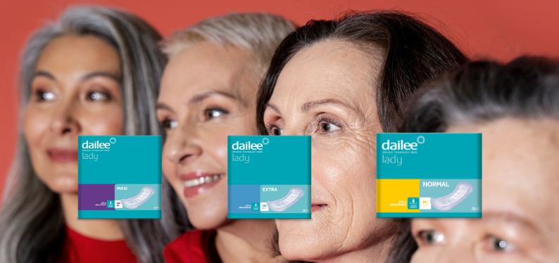 Dailee Lady Extra, 224x Wkładki Higieniczne Rozmiar Extra, 8 Paczek po ...