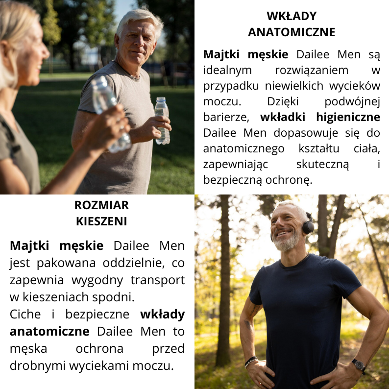 Wyrób medyczny, Dailee Men L3, 180x Męskie Wkłady Anatomiczne Level 3 ...